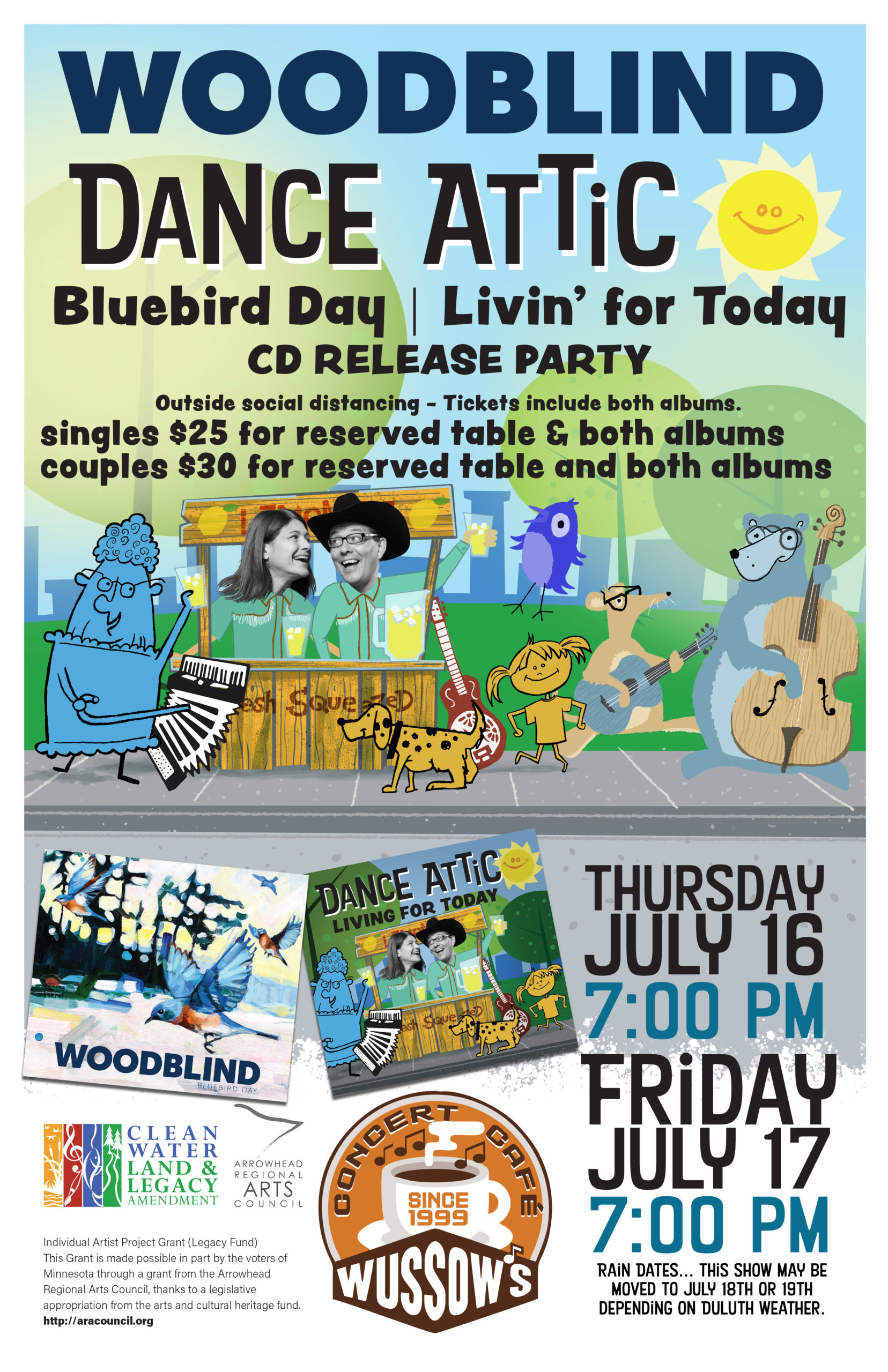 Dance Attic – Woodblind CD Release Gigposter « Brian Barber